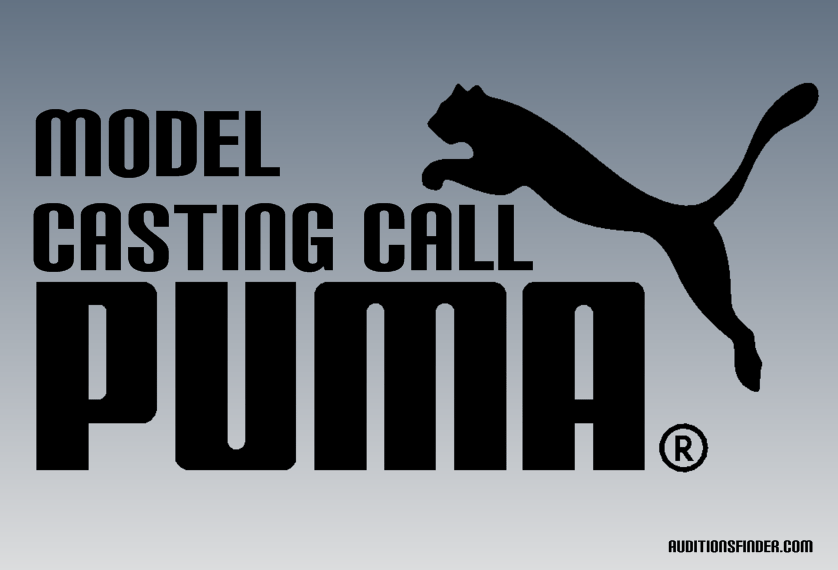 Puma Print Ad Model - Photo Shoot Auditions for 2019